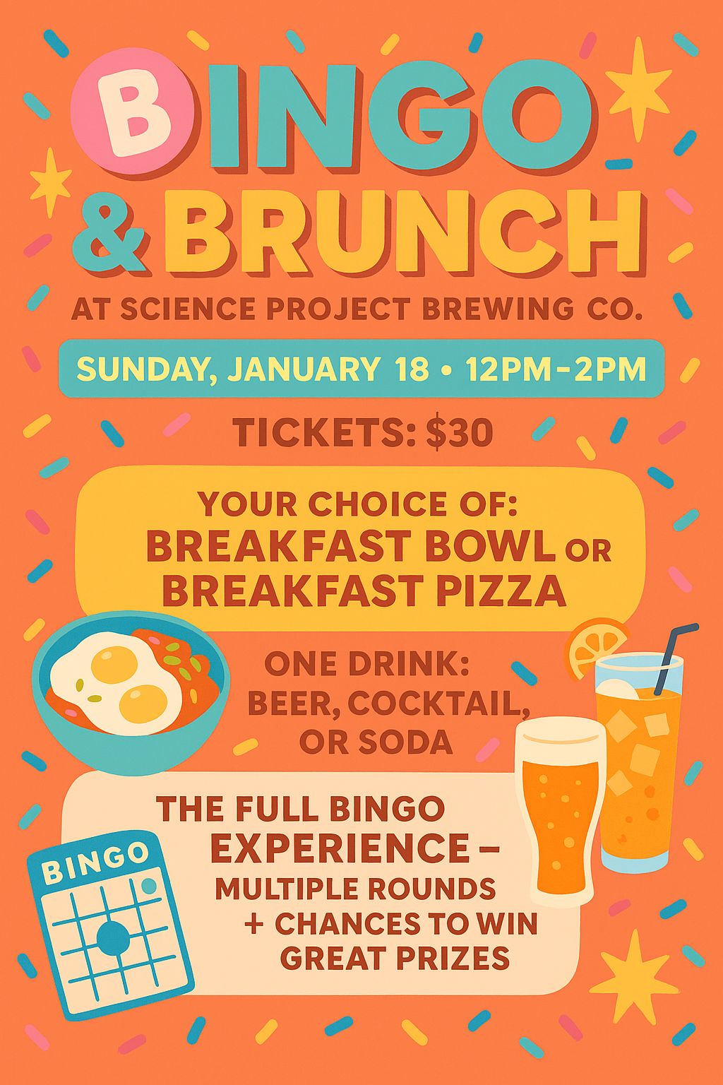 Bingo & Brunch - Cass County Calendar