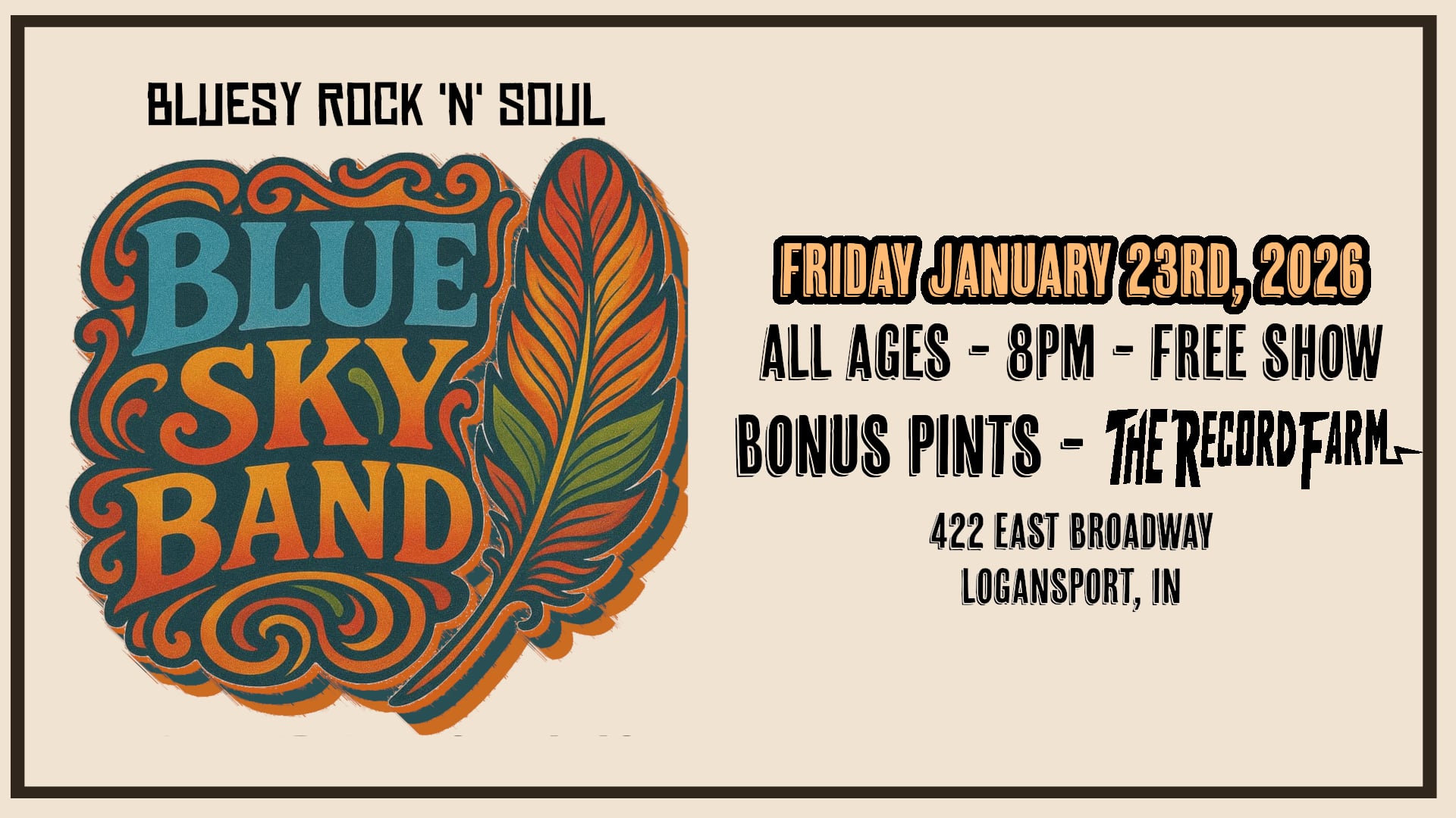 Blue Sky Band - Cass County Calendar